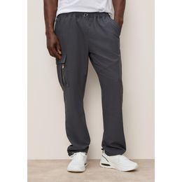 Kangaroos Herren Cargohose, grau, Gr. 4XL, Web, Obermaterial: 92% Polyester, 8% Elasthan, Hosen, mit elastischem Bund, Regular Fit, aus Webmaterial