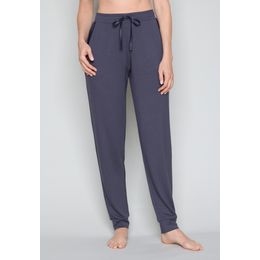 JOOP! JOOP Damen Pyjamahose, Gr. 44hellgrau, Jersey, Obermaterial: 95% Viskose, 5% Elasthan, Hosen