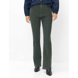 Brax Damen 5-Pocket-Hose "Style SHAKIRA"dunkelgr&uuml;n, Gr. 38, Web, 75% Baumwolle, 24% Lyocell, 1% Elasthan, Hosen