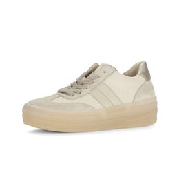 Gabor Damen Sneaker "Sneaker low", Gr. 38beige, Schuhe