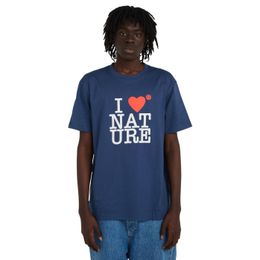 Element Herren T-Shirt "I Heart"schwarz denim, Gr. L, Obermaterial: 100% Baumwolle., Shirts