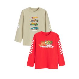Cool Club Shirt Jungen Gr&ouml;&szlig;e 98 beige / rot