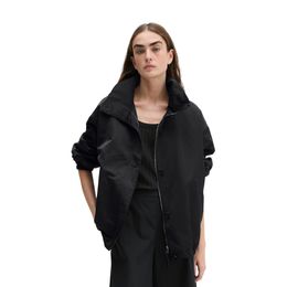 Marc O'Polo MARC O'POLO Damen Outdoorjacke "aus recyceltem Shiny-Polyester-Twill"schwarz, Gr. 34, unifarben, Obermaterial: 100% Polyester, Jacken