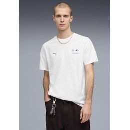 Puma Herren T-Shirt "BMW MMS ESS LOGO TEE"Puma wei&szlig;, Gr. XXL, unifarben, Jersey, Obermaterial: 100% Baumwolle, Shirts, Regular Fit, Kurzarm,