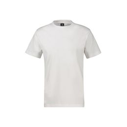 Lerros Herren T-Shirt "Legeres T-Shirt mit Rundkragen aus reiner Baumwolle"broken wei&szlig;, Gr. S, 100% Baumwolle, Shirts