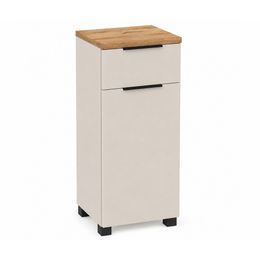 Tchibo - Highboard &raquo;Saga&laquo; - 40,3x35x97,4cm - schwarz -