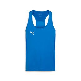Puma Damen Tanktop "TEAMGOAL TANK TOP"electric blau lemonade, Puma wei&szlig;, Puma team royal, Gr. M, unifarben, Interlock, Obermaterial: 100% Polyester,