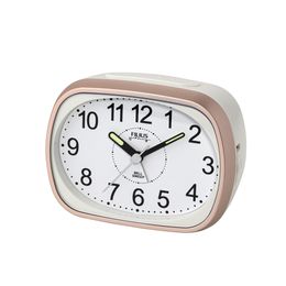 Quarzwecker, rosa, FILIUS zeitdesign, Wecker, Schlafzimmer, Leuchtzeiger, schleichende Sekunde, Glockenalarm, Snooze