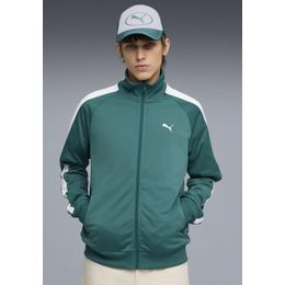 Puma Herren Trainingsjacke "T7 FOUNDATION POLY TRACK JACKET"emerald ice, Gr. XXL, unifarben, Trikot, Obermaterial: 100% Polyester, Jacken, mit