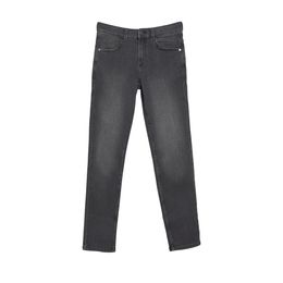 s.Oliver JUNIOR Jungen Regular-fit-Jeansgrau washed, Gr. 140, Denim/Jeans, Obermaterial: 80% Baumwolle, 18% Polyester, 2% Elasthan, Jeans, mit Taschen