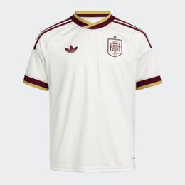 Jungen Fu&szlig;balltrikot "RFEF A JSY Y"sanftes wei&szlig;, Gr. 140, adidas Performance, Obermaterial: 100% Polyester, Trikots, f&uuml;r Kinder, mit Climacool