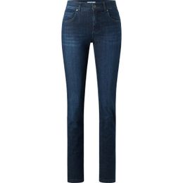 AENGELS Damen Bequeme Jeans "AENGELS Angels Jeans Cici mit authentischem Denim"mid blau used, Gr. 38, unifarben, 92% Baumwolle, 6% Polyester, 2%