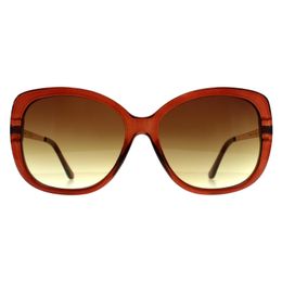 Calvin Klein CK22548S 210 transparente Sonnenbrille mit braunem Farbverlauf