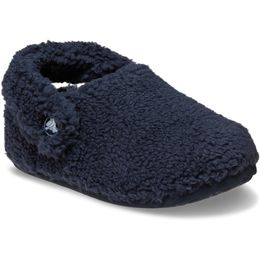 Crocs Kinder Hausschuh "Toddler Classic Cozzzy Slipper", Gr. 27navy, Croslite , Textil, Schuhe, Pantoffel, Clog mit Riemen