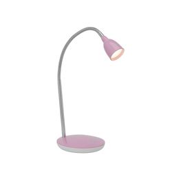 Brilliant Lampe Anthony LED Tischleuchte eisen/ros1x 2.4W LED integriert, (200lm, 3000K) Mit Druckschalter an der Basis