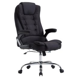 CLP B&uuml;rostuhl ergonomisch 150 kg belastbar Thor, Drehstuhl mit kippbarer R&uuml;ckenlehne modernes Design, h&ouml;henverstellbar 49-59 cm Gestell Chrom