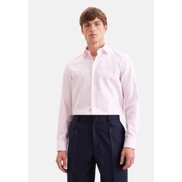Seidensticker Herren Businesshemd "Schwarze Rose"ros&eacute;, Gr. 43, bedruckt, 100% Baumwolle, Hemden, Slim 1/1 Kentkragen Druck
