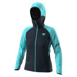 Dynafit Funktionsjacke "TRANSALPER GTX" in Dunkelblau/ T&uuml;rkis - 57% | Gr&ouml;&szlig;e L | Damen-outdoorjacken