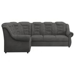 Home Affaire Ecksofa OTTO HOME "Boston L-Form", grau (anthrazit), B:266cm H:102cm T:216cm, 100% Polyester, Sofas, Ecksofa, mit hoher R&uuml;ckenlehne, wahlweise mit Schlaffunktion & Stauraum