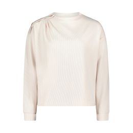Cartoon Damen Sweatshirt "Damen mit Kragen"middle cream melange, Gr. 46, Obermaterial: 65% Polyester, 35% Baumwolle, Sweatshirts