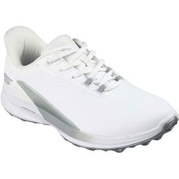 Skechers Pure Slip Ins Damen Golf Schuhe Wei&szlig;/Silber