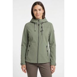 G.I.G.A. by Killtec Damen Softshelljacke "GS 111 WMN SFTSHLL JCKT"seagrass, Gr. 48, G.I.G.A. DX BY KILLTEC, Obermaterial: 100% Polyester, Jacken, mit regulierbarer