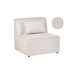 Beliani Sofaelement LEMVIG in Beige - (W) 83 x (H) 78 x (L) 83 cm | Gr.: onesize