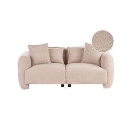 Beliani 3-Sitzer Sofa EKENES in Beige - (W) 182 x (H) 72 x (L) 90 cm | Gr.: onesize