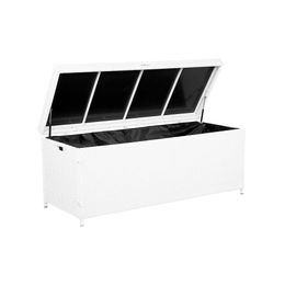 Beliani Truhe MODENA in Wei&szlig; - (W) 158 x (H) 66 x (L) 63 cm | Gr.: onesize