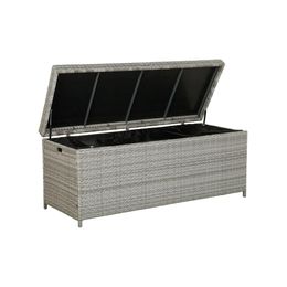 Beliani Truhe MODENA in Grau - (W) 158 x (H) 66 x (L) 63 cm | Gr.: onesize