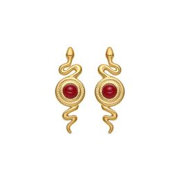 Luxenter Ohrringe Edrak mit 18 Karat Goldfinish &ndash; EDRAK | Gr.: onesize