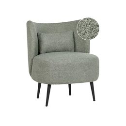 Beliani Sessel OTSBY in Gr&uuml;n/Schwarz - (W) 60 x (H) 76 x (L) 55 cm | Gr.: onesize