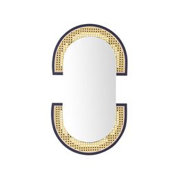 Beliani Wandspiegel STAINS in /Schwarz - (W) 43 x (H) 75 x (L) 5 cm Horizontal | Gr.: onesize
