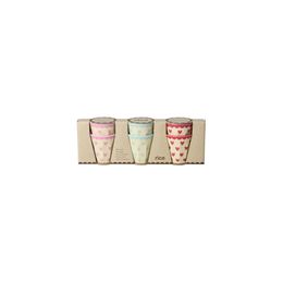 Rice Melamin Espressobecher Favorite Hearts - 6er-Set in diverse | Gr.: onesize