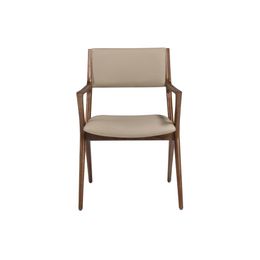 Angel Cerd&aacute; Stuhl 4199 in Walnuss/Nerz &ndash; (B)56 x (H)81 x (T)61 cm | Gr.: onesize