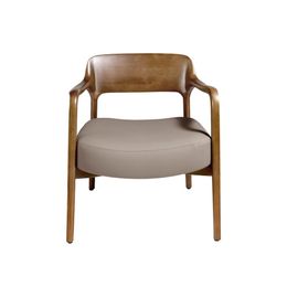 Angel Cerd&aacute; Sessel 5082 in Nerz / Walnuss &ndash; (B)70 x (H)62 x (T)72 cm | Gr.: onesize