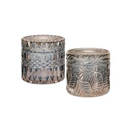 ebuy24 T&ouml;pfe Cascais Rauchfarben 9 x 9 cm | Gr.: onesize