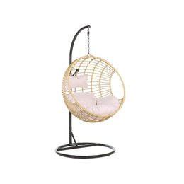 Beliani H&auml;ngesessel ASPIO in Braun/Schwarz/Beige - (W) 99 x (H) 199 x (L) 97 cm | Gr.: onesize