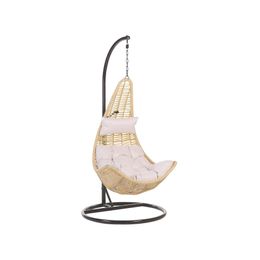 Beliani H&auml;ngesessel ATRI II in Braun/Schwarz/Beige - (W) 95 x (H) 200 x (L) 95 cm | Gr.: onesize