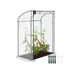 Outsunny Gew&auml;chshaus in Transparent 128L x 70B x 170H cm | Gr.: onesize