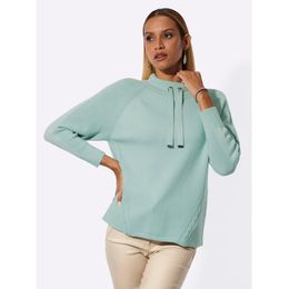 CR&Eacute;ATION L creation L Modal-Mix-Pullover in kalkmint | Gr.: 36