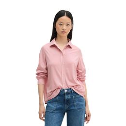 Marc O'Polo MARC O'POLO Damen Langarmbluse "aus hochwertigem Material-Mix"misty rose, Gr. M, unifarben, Obermaterial: 67% Lyocell, 33% Baumwolle, Blusen