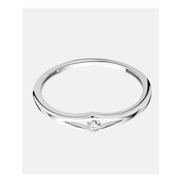 Diamant L'&eacute;ternel Ring aus 375 Wei&szlig;gold mit Diamant | Gr.: 54