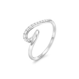 Tom Tailor Ring Silber 925, rhodiniert in Silber | Gr.: 60
