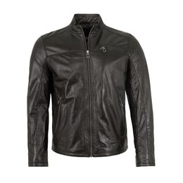 Milestone Lederjacke Lammnappa in Schwarz | Gr.: 48