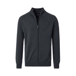 Casamoda Strickjacke in Grauschwarz | Gr.: 5XL