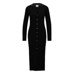 BOSS - Midikleid f&uuml;r Damen, Baumwolle (Schwarz)