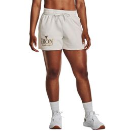 Under Armour - "Project Rock Iron Paradise" Shorts f&uuml;r Damen (Wei&szlig;)