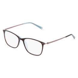 JETTE 7835 Brille Damen | Fassung: Vollrand, Quadratisch, Braun Blau