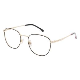 Carrera 354 Brille Herren | Fassung: Vollrand, Panto, Gold Schwarz